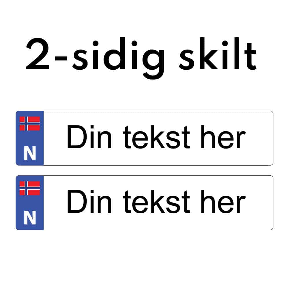 Ekstra skilt for sykkelstativ - De originale skiltene - Ekstraskilt.no