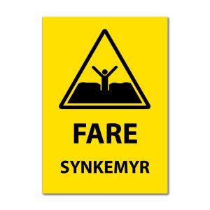 Fareskilt - Synkemyr